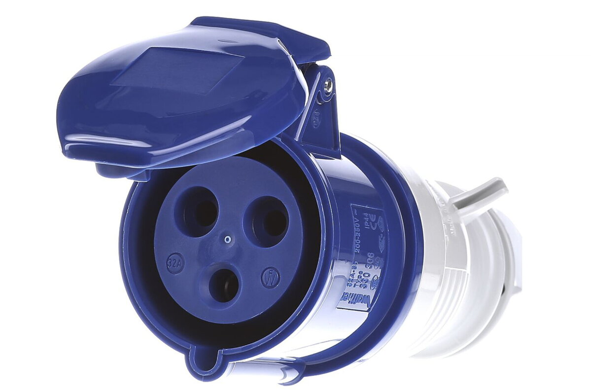 Premium adapter SCHUKO - CEE 3-pin | 1 phase | 32A | 3,6kW | 0,5m