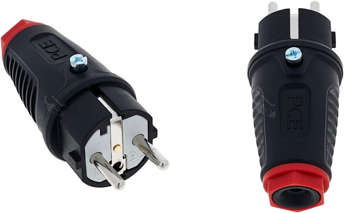 Premium adapter SCHUKO - CEE 3-pin | 1 phase | 32A | 3,6kW | 0,5m