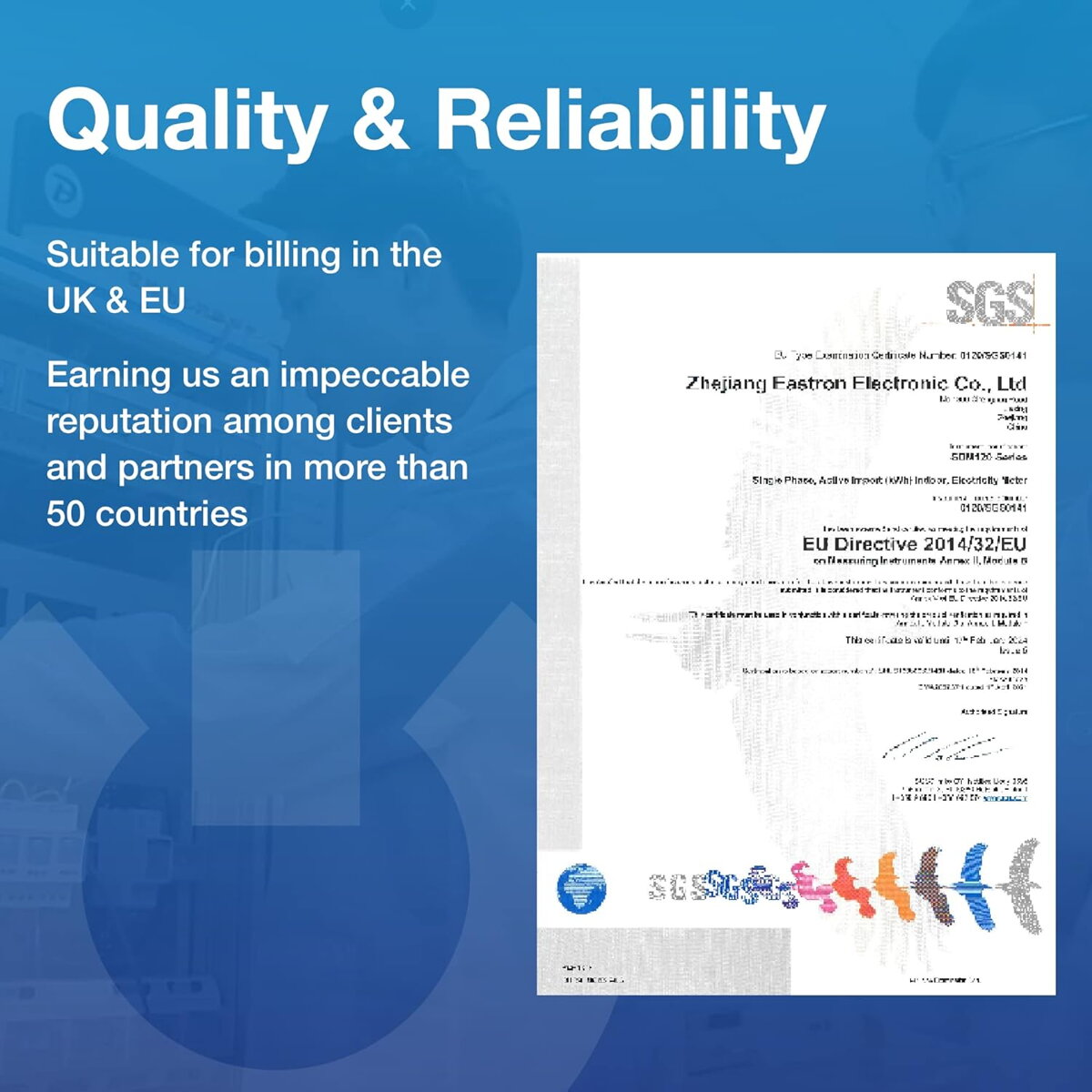 Eastron DIN Rail Power Meter SDM230 MODBUS MID